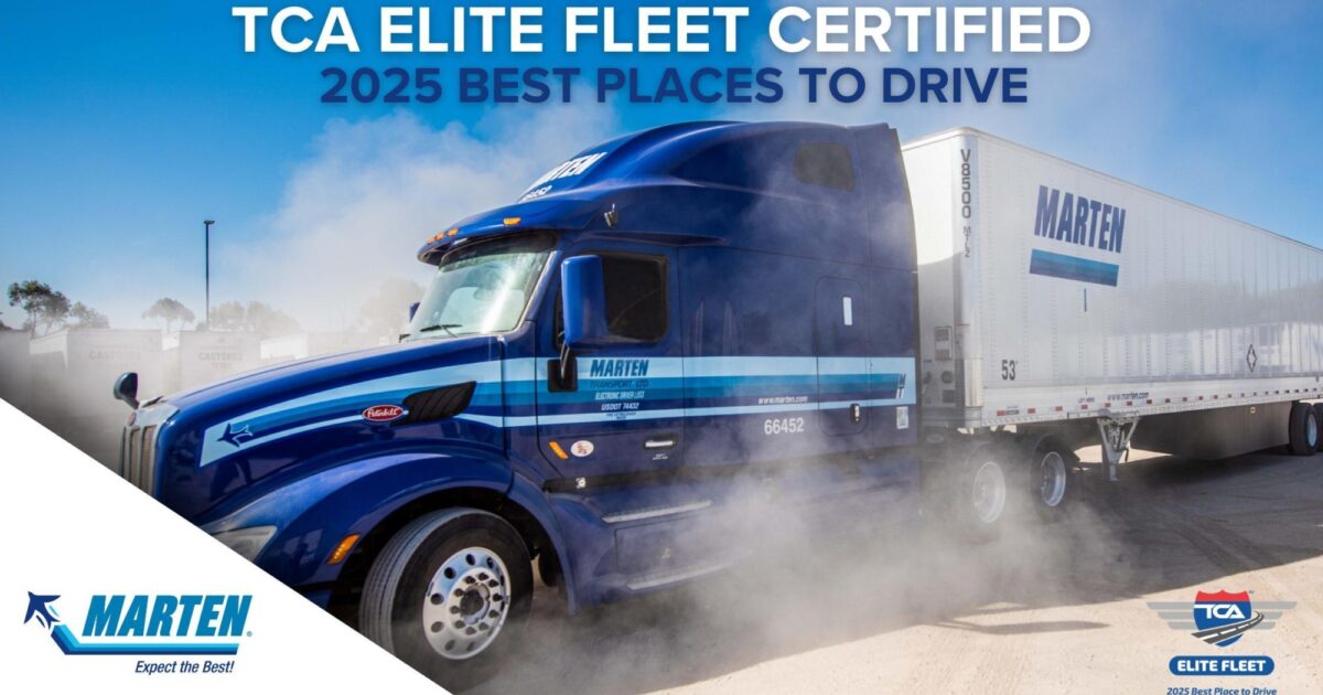 Marten Transport | Why Marten Transport is a Top-Ranked TCA Elite…